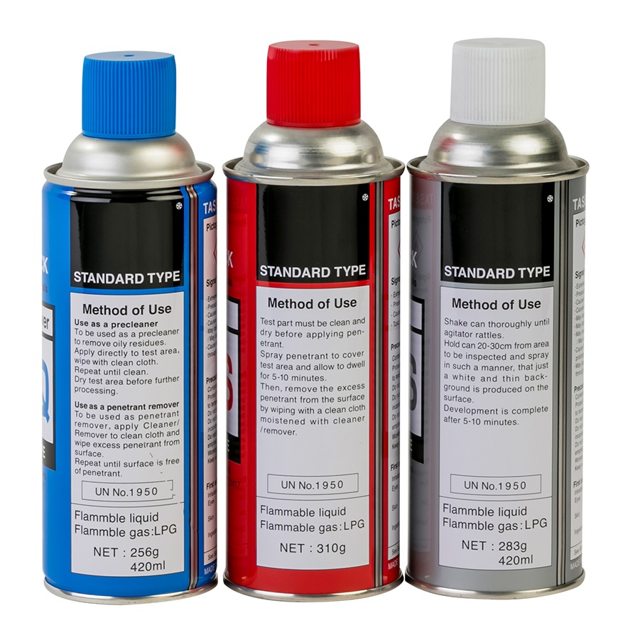 สเปรย์ทดสอบรอยร้าวแนวเชื่อม / Aerosol Color Check – TASETO – Yuti ...